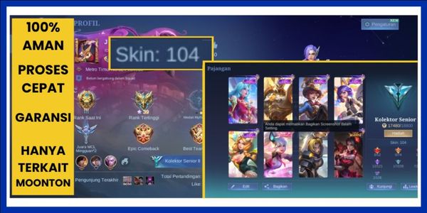 Buy Account AKUN ML SULTAN MURAH DAN AMAN #29 Mobile Legends 3026633 ...