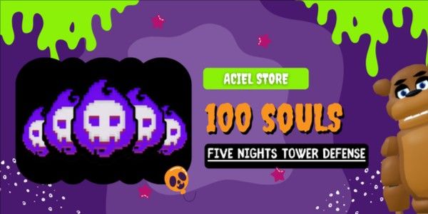 Buy Tower 100 Souls Enchants | Five Nights TD (FNTD) Five Night Tower ...