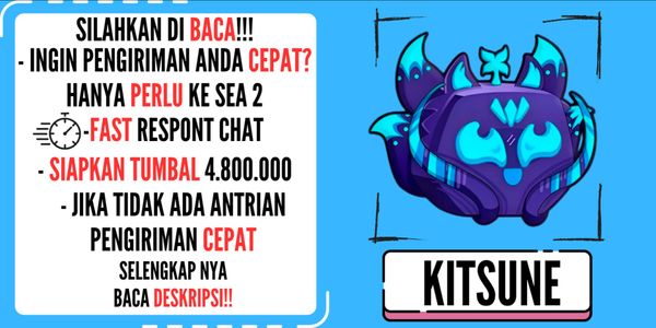 Beli Fruit Kitsune (Beast) Blox Fruits Terlengkap dan Termurah November ...