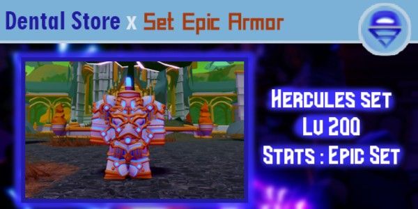 Buy Item [Sale!!] Hercules Set [Only Lv 200] 1.2k+ Hp - Elemental ...