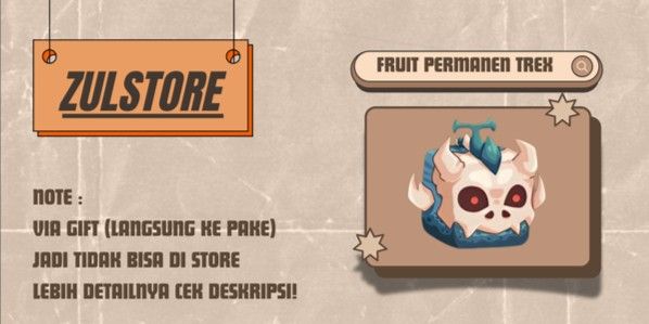 Buy Fruit T-Rex (Permanent) Blox Fruits 3032854 | itemku