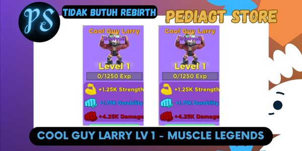 Buy Pet PET COOL GUY LARRY LV 1 | MUSCLE LEGENDS Muscle Legend 3035432 ...