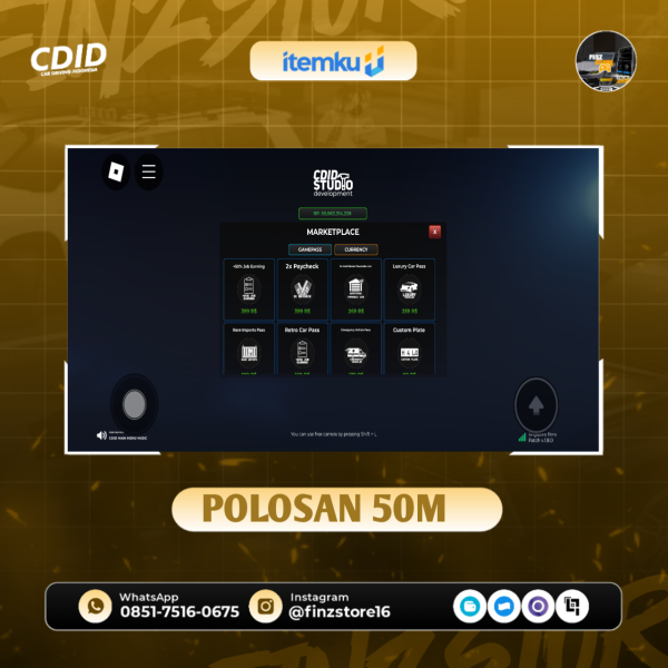 Beli Akun Akun Cdid Polosan 50M A Universal Time Roblox Terlengkap dan ...