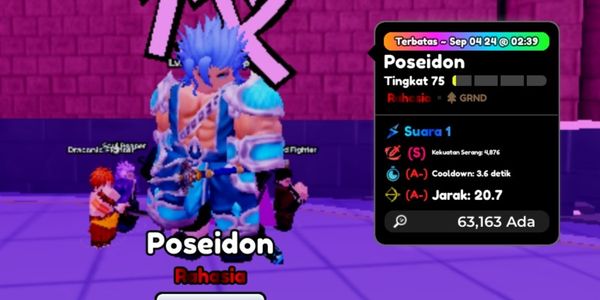 Beli Unit Poseidon Anime Defenders Terlengkap dan Termurah April 2026 ...