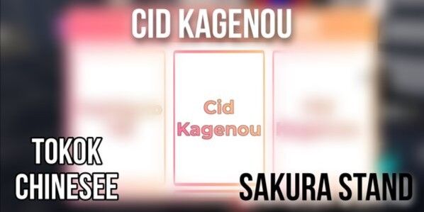 Buy Item Cid Kagenou | Sakura Stand Roblox 3002119 | itemku