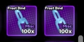 Buy Item x100 Frostbind Anime Defenders Roblox 3004297 | itemku