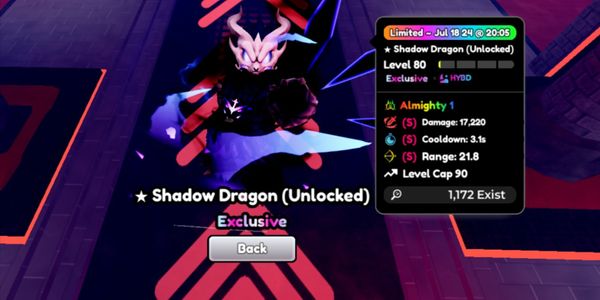 Beli Unit Almighty Shadow Dragon (Evolve) | SSS Only - Anime Defenders ...