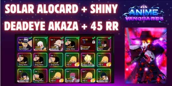 Buy Account [ANIME VANGUARD] ALOCARD / ALUCARD SOLAR + SHINY DEADEYE ...