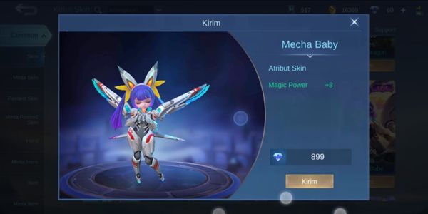 Beli Skin Mecha Baby (Nana Epic Skin) Mobile Legends Terlengkap dan ...