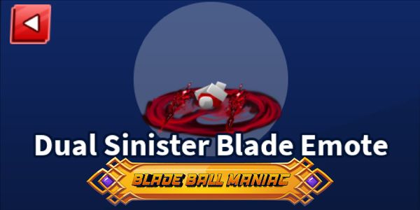 Buy Limited Swords Dual Sinister Blade Emote Limited Blade Ball RBL ...