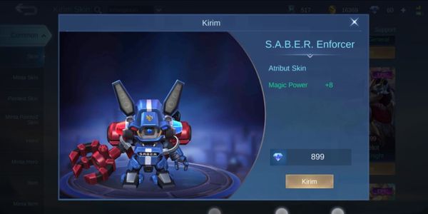 Buy Skin S.A.B.E.R. Enforcer (Cyclops SABER Skin) Mobile Legends ...