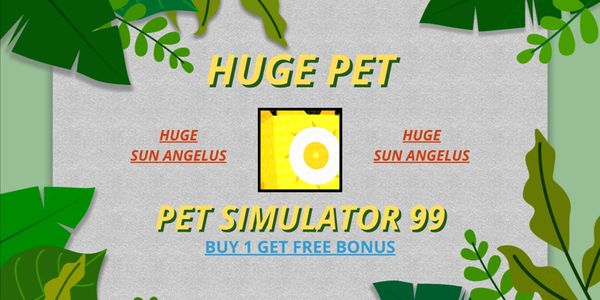 Buy Pets Huge Sun Angelus Roblox Pet Simulator 99! 2624721 | itemku