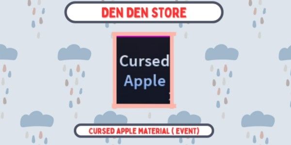 Beli Items CURSED APPLE MATERIAL ( EVENT ) - A Universal Time A ...