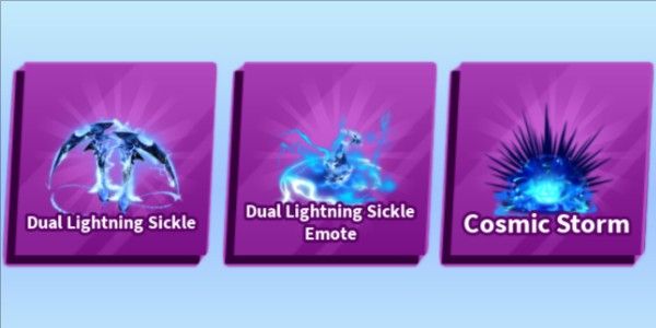 Buy Limited Swords Dual Lightning Sickle Set (Sword, Emote, Explosion ...