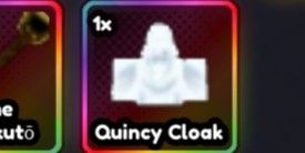 Buy Item Quincy Cloak -Anime last stand Anime Last Stand 3081291 | itemku