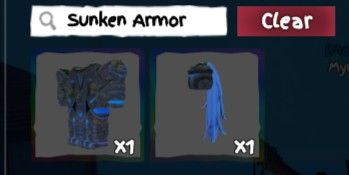 Buy Outfit Sunken Armor Set + Helmet | GPO | Grand Piece Online Grand ...