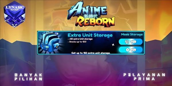 Beli Gamepass Extra Unit Storage Anime Reborn Roblox Terlengkap dan ...