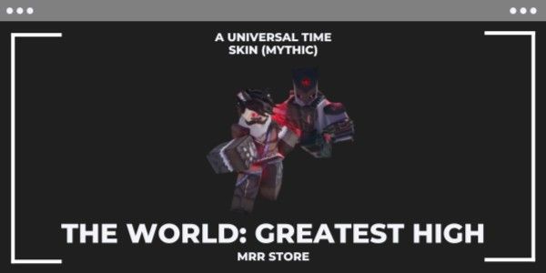 Buy Skin The World: Greatest High (The World Skin) | A Universal Time ...