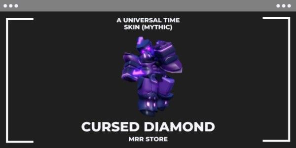 Beli Skin Cursed Diamond (Crazy Diamond Skin) | A Universal Time (AUT ...