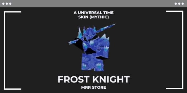 Beli Skin Frost Knight (Dragon Knight Skin) | A Universal Time (AUT) A ...