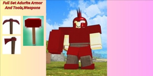 Buy Item Full Adurite Armor, Tools, Weapons 1 set Roblox 2627203 | itemku