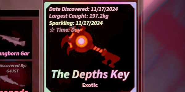 Buy Item The Depth Key - Fisch RBL Fisch 3097017 | itemku