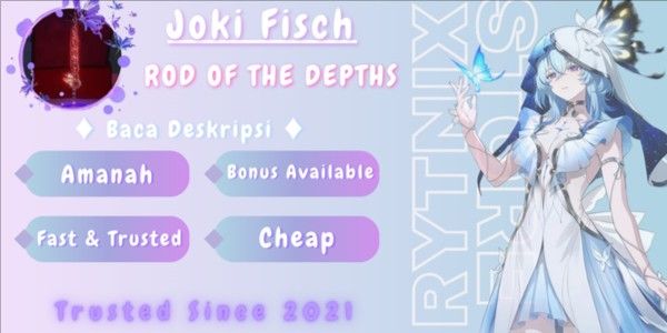 Buy Boosting Fisch | Jockey Rod Of The Depths (Includes 750K, Relics ...