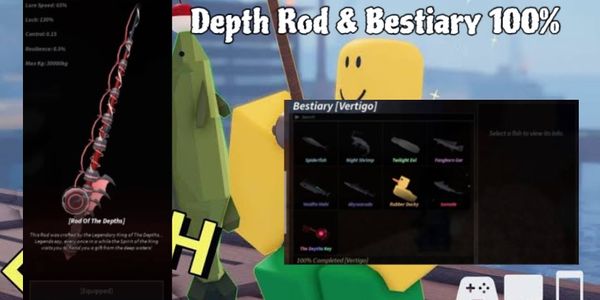 Beli Item Rod of the Depths & Vertigo Bestiary Fisch Terlengkap dan ...