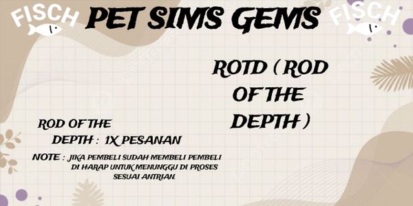 Beli Joki ROTD ( Rod Of The Depth ) Fisch Terlengkap dan Termurah ...