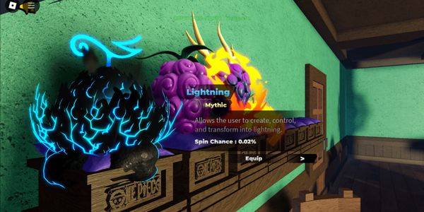 Buy Account Fruit Battlegrounds Dragon V2 + Lightning V2 Account + 2x ...