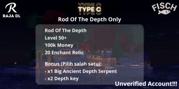 Beli Akun Akun Fisch TYPE C - Fisch RBL Fisch Terlengkap dan Termurah ...