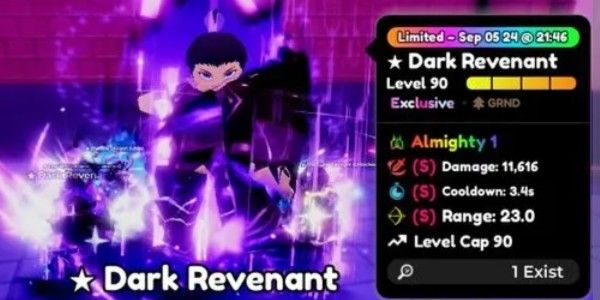 Buy Unit ALMIGHTY Dark Revenant Anime Defenders 3109526 | itemku