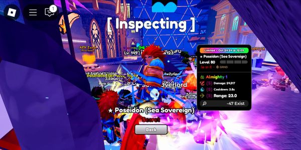 Beli Unit Poseidon (Sea Sovereign) Almighty Trait good stat | Anime ...