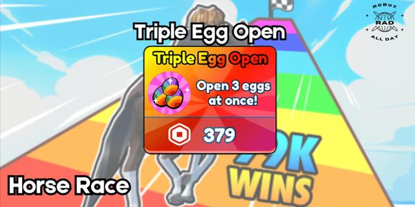 Beli Item Triple Egg Open - Horse Race RBL Terlengkap dan Termurah ...