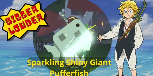 Buy Fish Sparkling Shiny Giant Pufferfish Fisch 3109696 | itemku