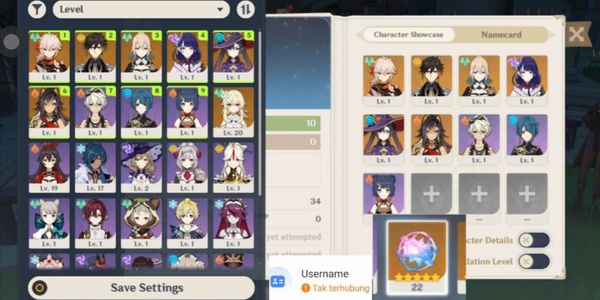 Beli Akun Starter 6SSR Zhongli + kazuha + Raiden Shogun + Mona + Jean ...