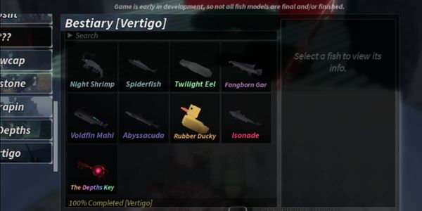 Beli Fish Vertigo Bestiary - FULL DISCOVERY HELPER (BUKAN INSTANT ...