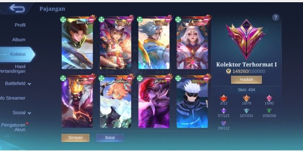 Beli Akun AKUN SULTAN KOLEKTOR TERHORMAT 1 GACOR PARAH COCOK PRIBADI ...