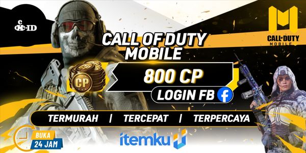 Beli Top Up 800 CP (login FB) CoD Mobile Garena Terlengkap dan Termurah Maret 2025 3087378 | itemku