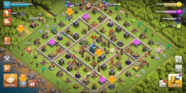 Buy Account Coc th 12 cn free promo Clash of Clans 3059332 | itemku