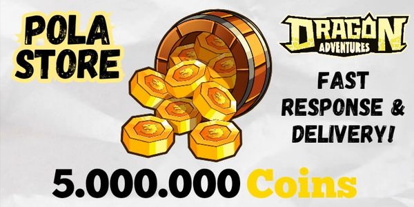 Beli Coins 5M Coin Dragon Adventures | Coin | Dragon | Dragon Adventure ...