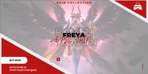 Beli Skin Raven Shogun (Epic Skin Freya) Mobile Legends Terlengkap dan ...