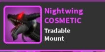 Buy Mount Nightwing // World Zero World Zero 3061072 | itemku