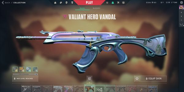 Buy Account VALIANT HERO VANDAL // RANK PLATE 1 Valorant 3068506 | itemku