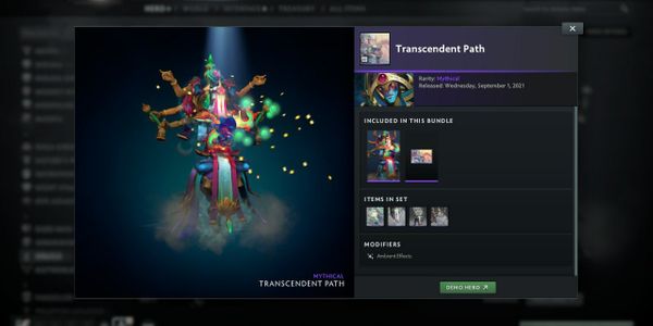 Buy Item Gift Oracle 2022 Collector Cache Transcendent Path Dota 2 ...
