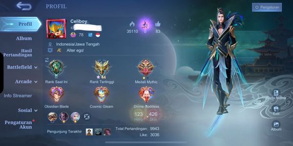 Buy Account Sultan Skin Account 426, 9 Legend Skins, 13 Collector, 2 ...