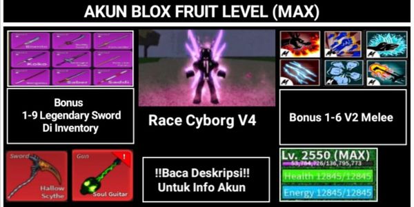 Buy Account Blox Fruit Account (Race Cyborg V4 [Awakening] ) (Max Level ...