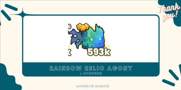 Beli Item Rainbow relic agony pet simulator 99 RBL Terlengkap dan ...