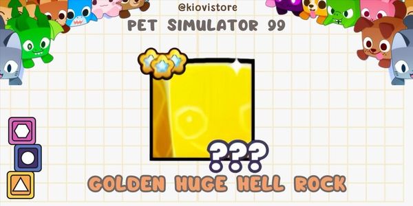 Buy Pets Golden Huge Hell Rock Pet Simulator 99! 2636024 | itemku
