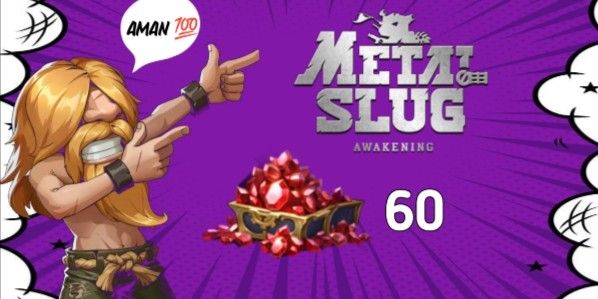 Buy Top Up 60 Ruby Metal Slug Awakening 2636379 | itemku